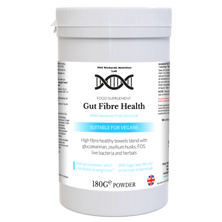 Gut Fibre Health (180G Powder) - Phil Richards Nutrition Lab