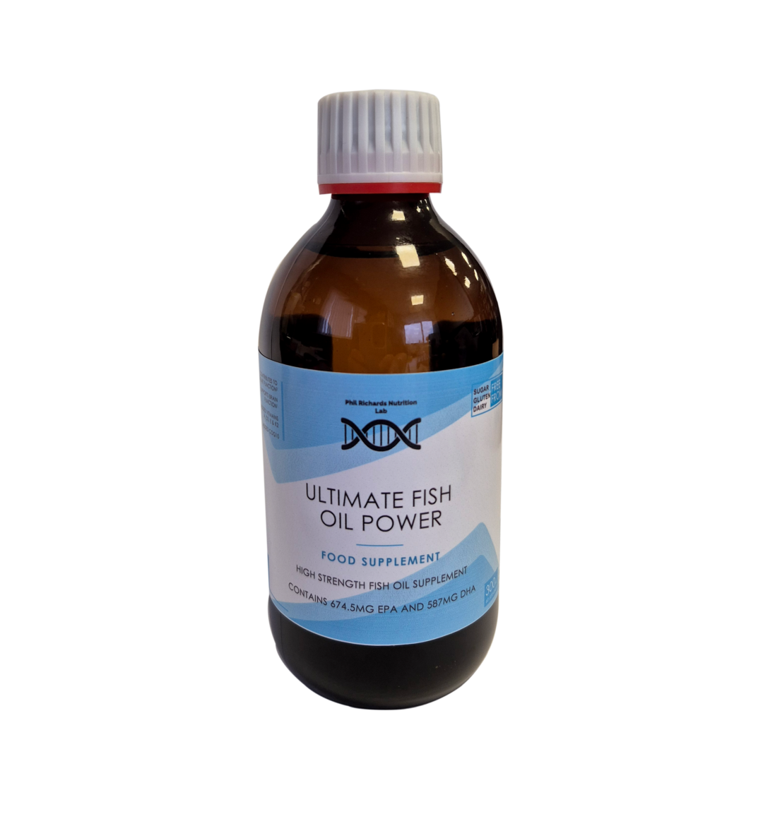 Ultimate Fish Oil Power Liquid 300ml - Phil Richards Nutrition Lab